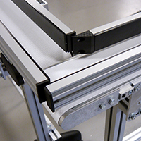 Parts Handling Robots Enhanced with Customized Conveyors